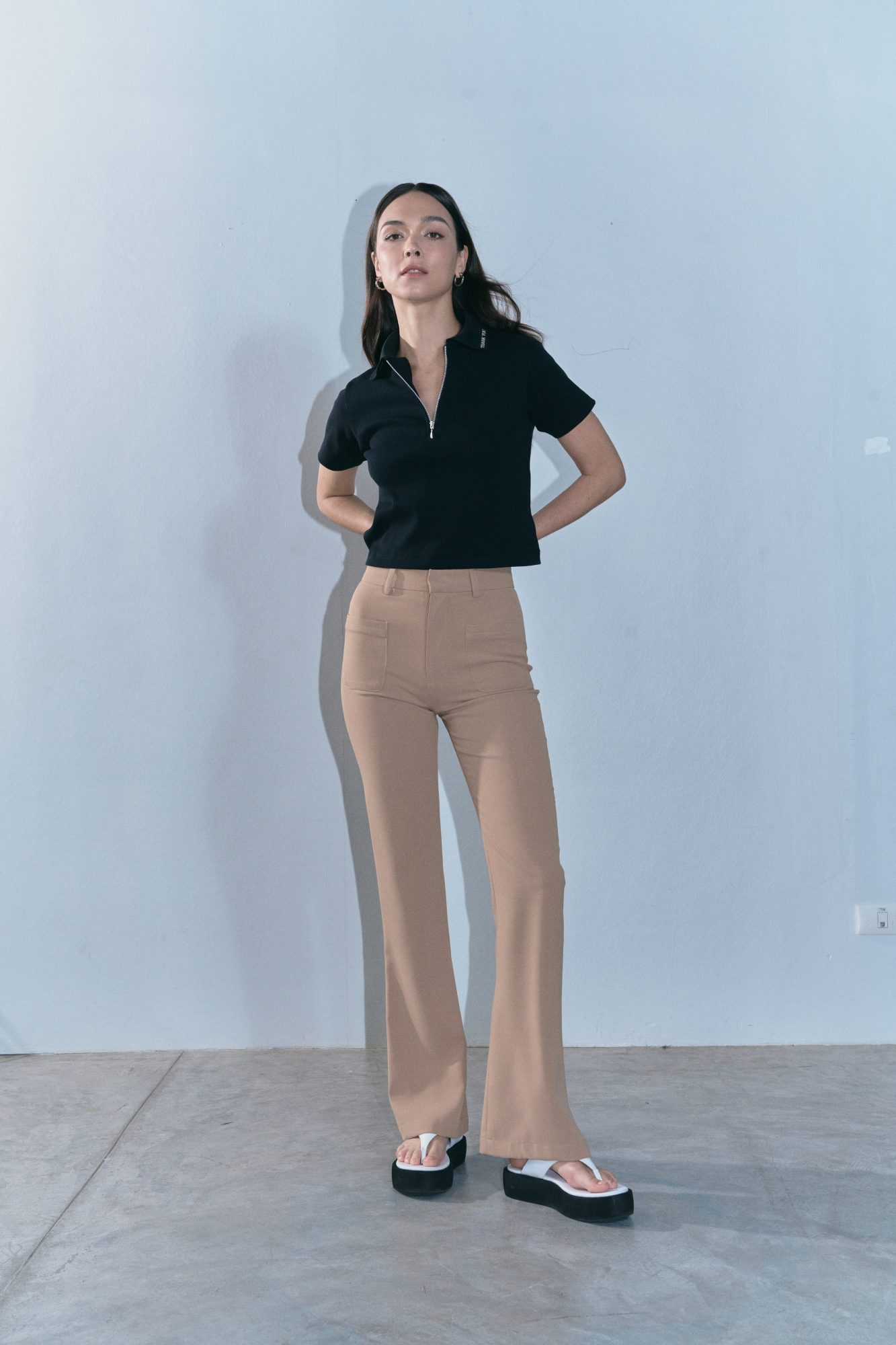 EMMA POLO SHIRT – BLACK | Haus Of Abbi