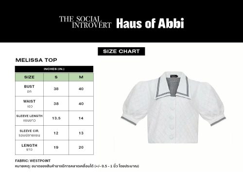MELISSA TOP | Haus Of Abbi